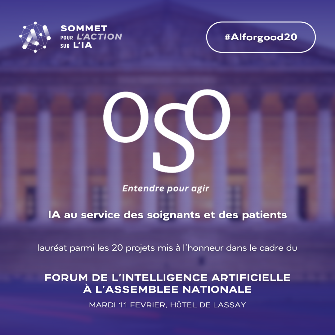 OSO-AI mis à l’honneur lors du Sommet sur l'IA - Innovacom